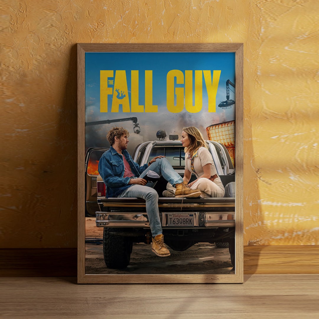 The Fall Guy Movie Poster, Movie Art Poster, Wall Decor, Poster for ...