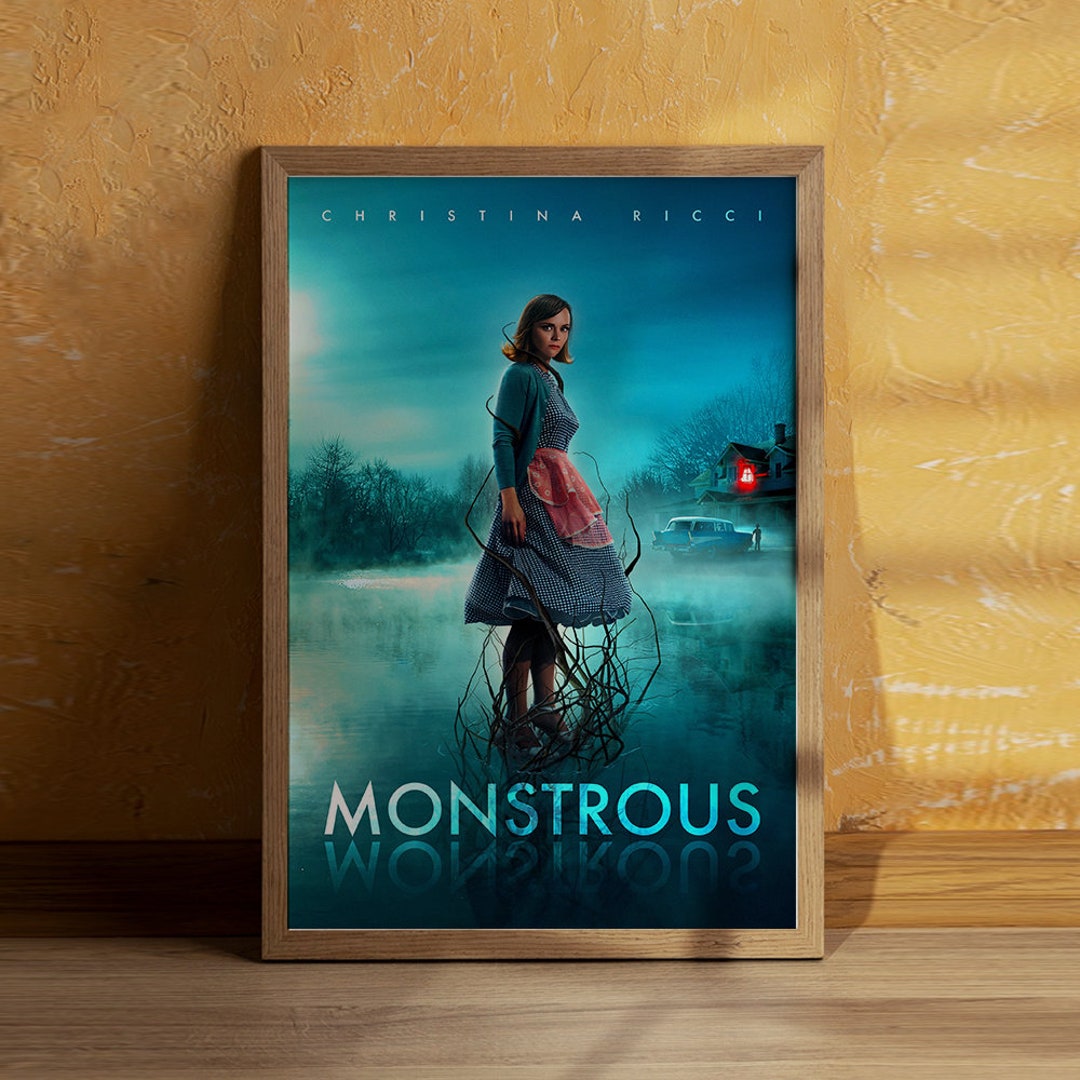 Monstrous Movie Poster, Minimalist Poster, Wall Art Decor, Film Poster ...