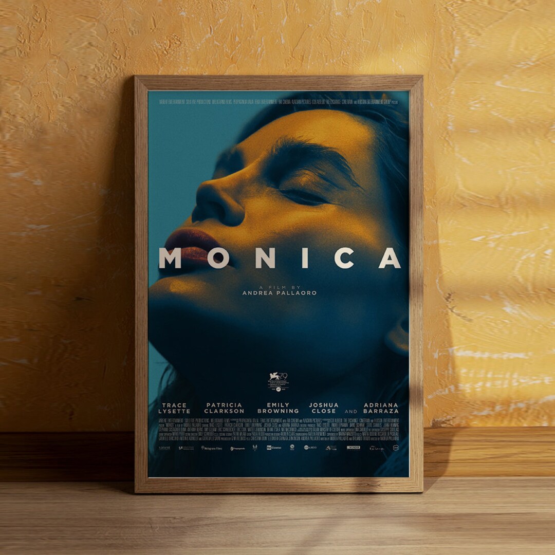 Monica Movie Poster, Minimalist Poster, Wall Art Decor, Film Poster ...