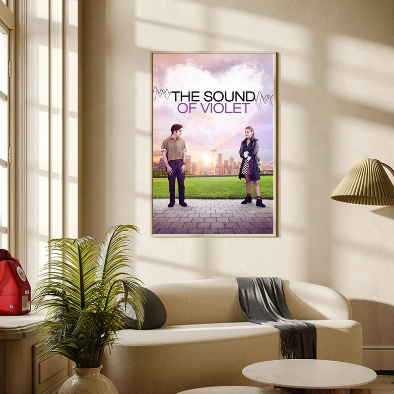 The Sound of Violet Movie Poster, Minimalist Poster, Wall Art Decor ...