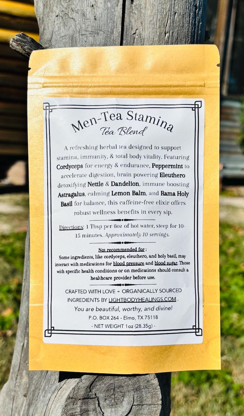 Men-tea Stamina is an Organic Tea Blend Designed to Support Men’s ...