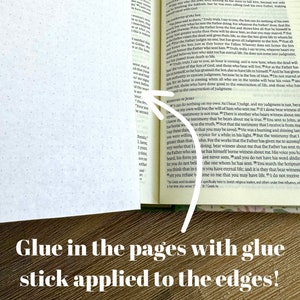 Bible Journal Interleaved Page Glue in Precut Page for Bible Journal ...