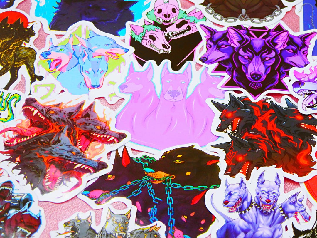 50 PCS A Pack / Cerberus Stickers / Greek Mythology / Decal - Etsy