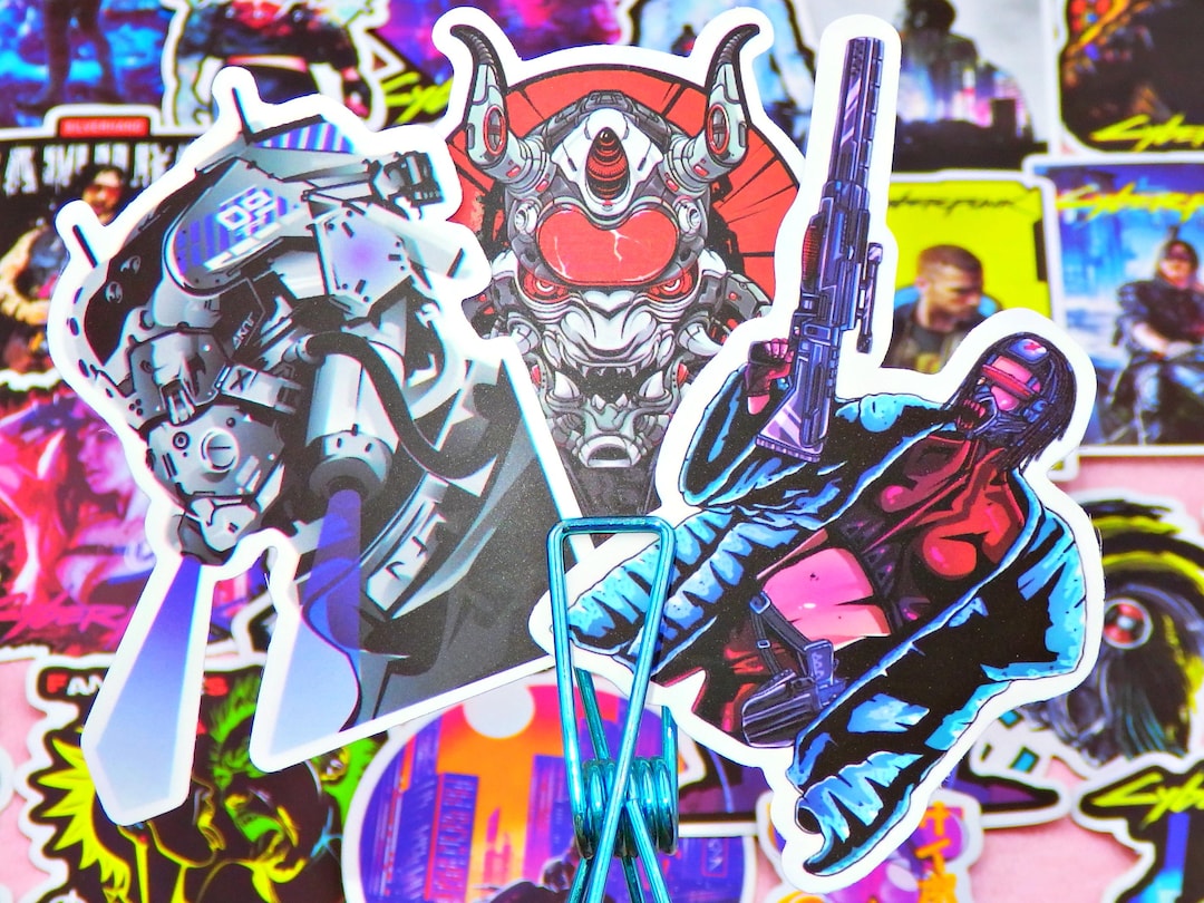 50 PCS A Pack / Cyberpunk Stickers / Punk / Decal - Etsy