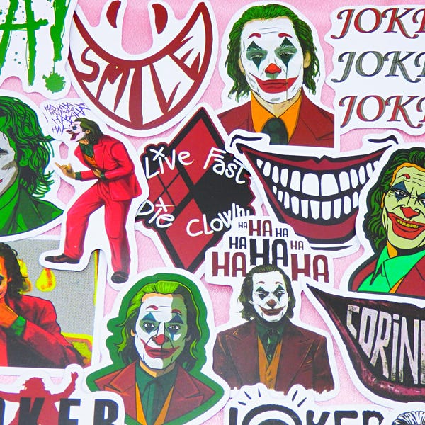Joker Sticker Laptop - Etsy UK