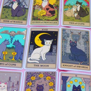 78 PCS A Pack / Cat Tarot Stickers / Decal - Etsy