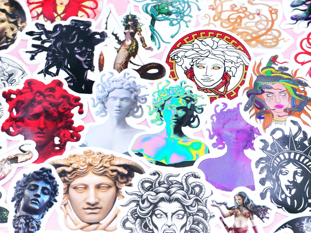 Medusa Stickers Pack / 50 Pieces a Pack / Waterproof Stickers / Decal ...