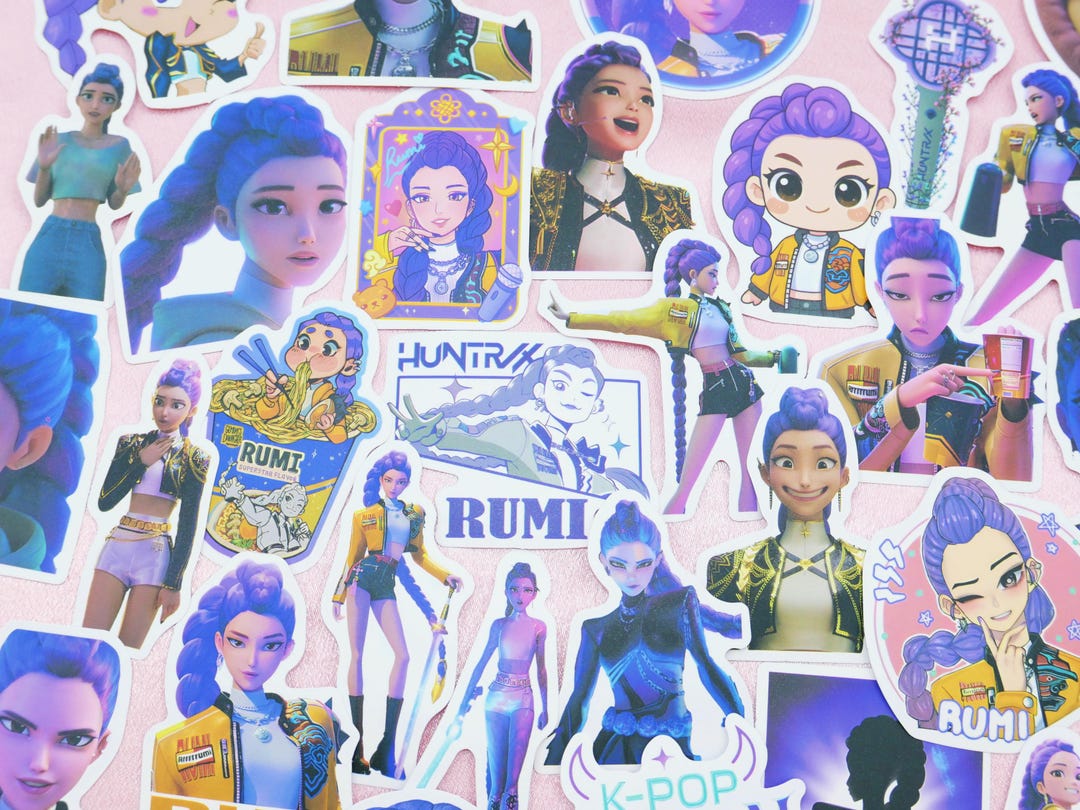 50 Pieces a Pack / Stickers Pack / Demon Hunters / Rumi / Kpop Decal ...