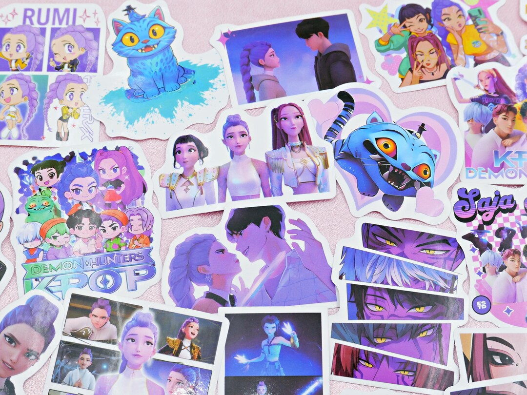 55 Pieces a Pack / Stickers Pack / Demon Hunters / Rumi Zoey Mira ...