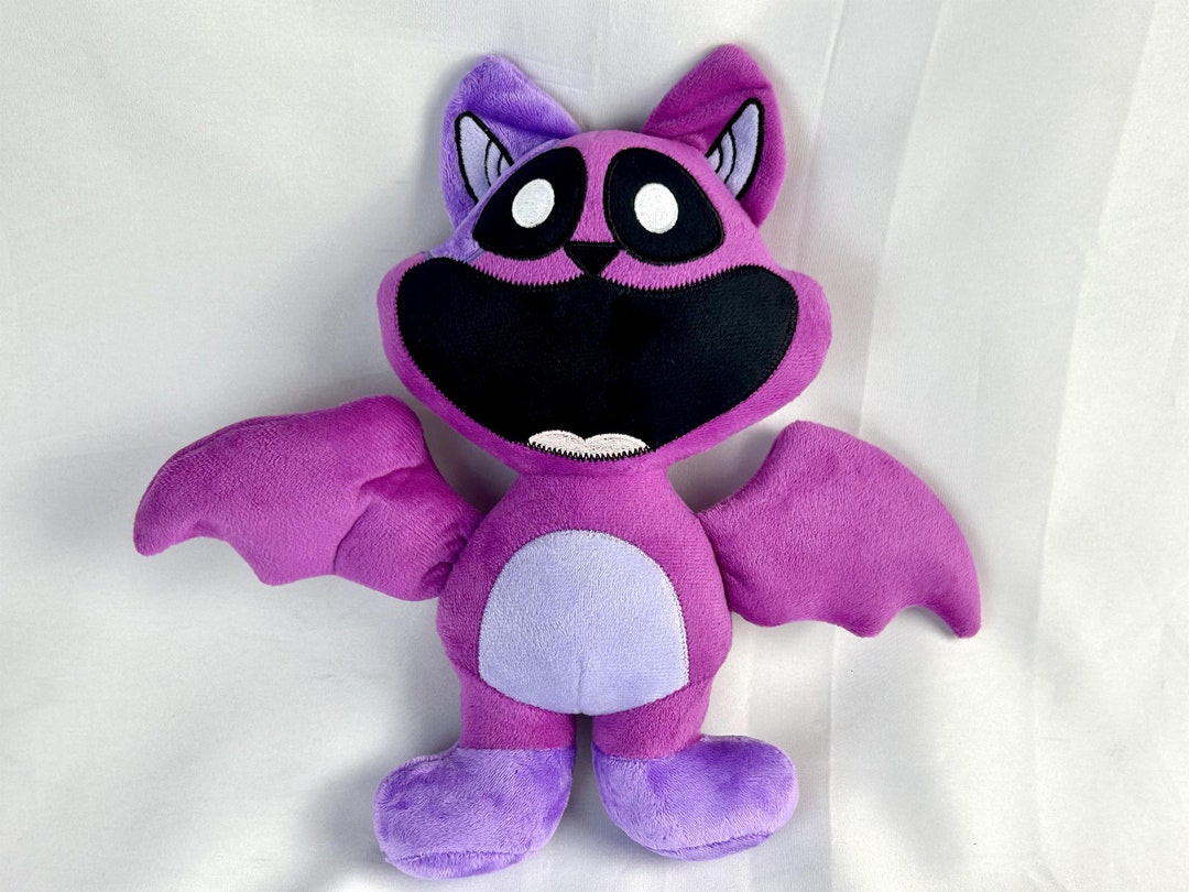 Smiling Critters Plush Big Mouth Bat Cat Scary Smiling Big Mouth Animal ...