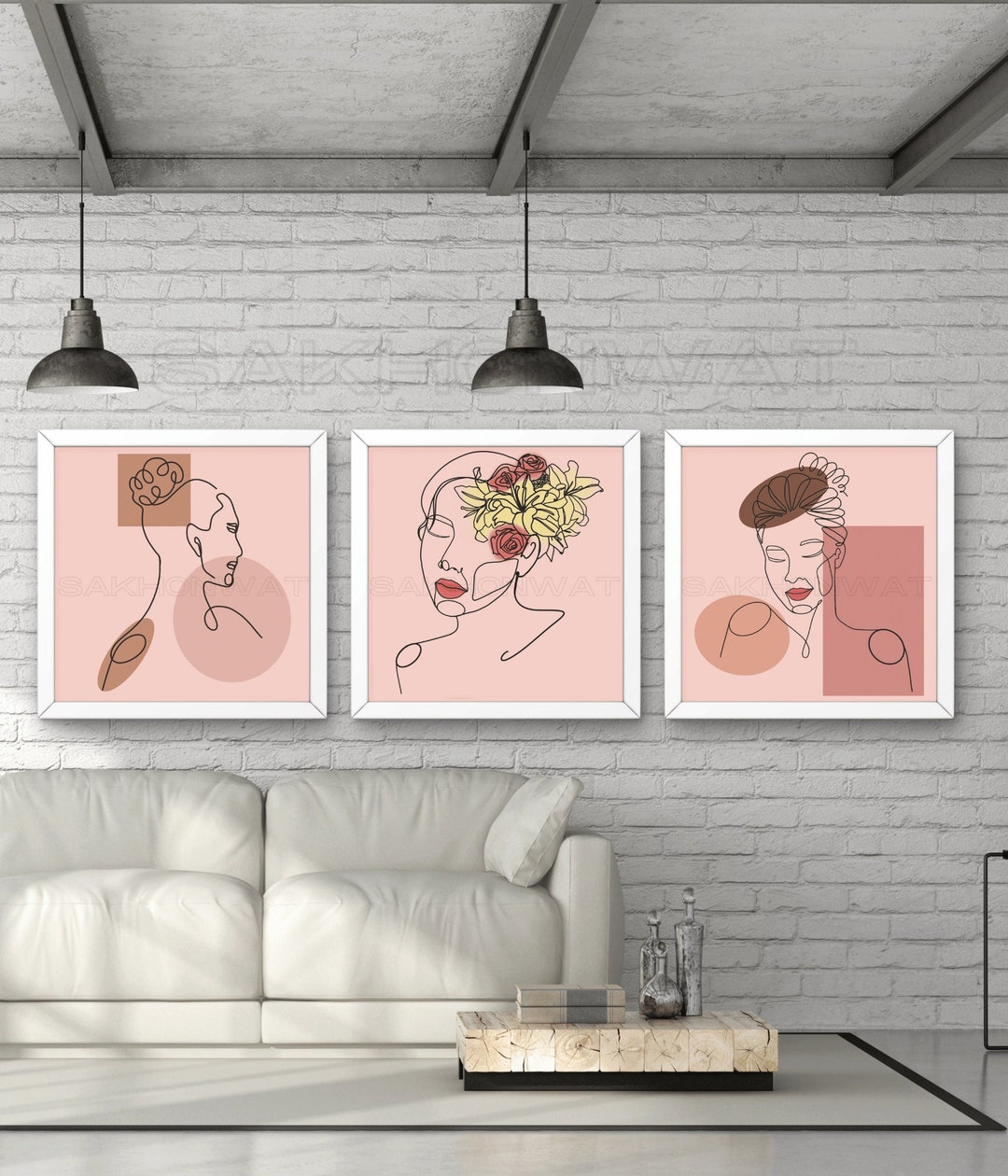 Line Art Woman Face PNG, SVG, Hand Drawing, Mono-line Art, Lady Line ...