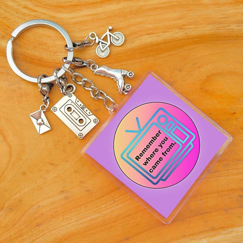 Nostalgic Keychain - Etsy