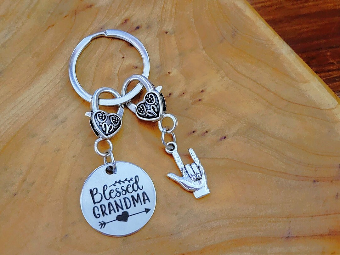 Grandma Keychain, Gift for Grandma, Blessed Grandma Keychain, Grandma ...