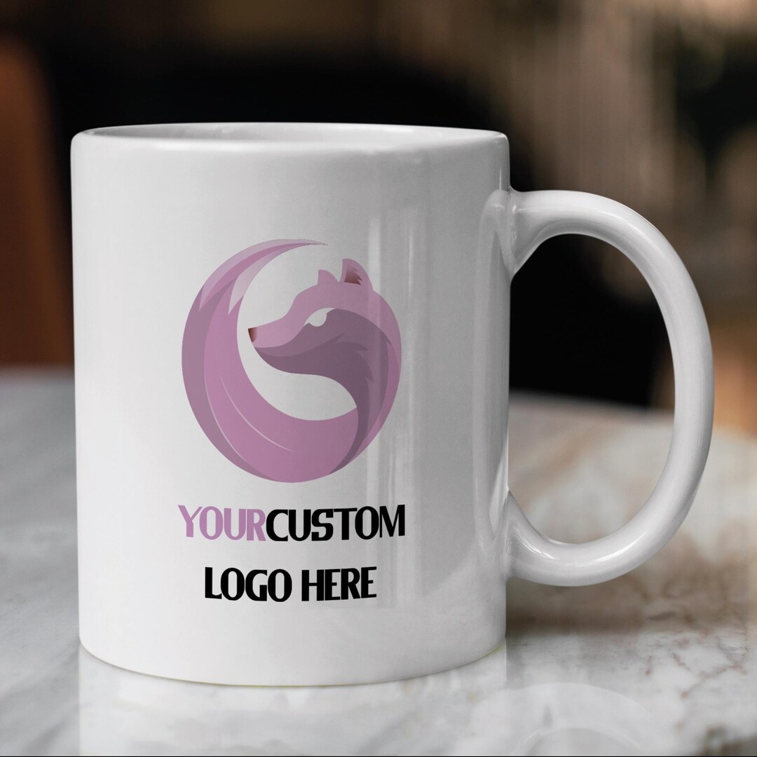 Personalized Logo Mug, Business Logo Mug, Office Mug, Branded Coffee ...