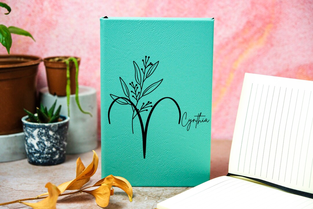 Personalized Zodiac Sign Journal, Custom Notebook, Zodiac Sign Diary ...