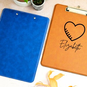 Personalized Name Engraved Clipboard, Leather Nurse Clipboard, Meeting ...