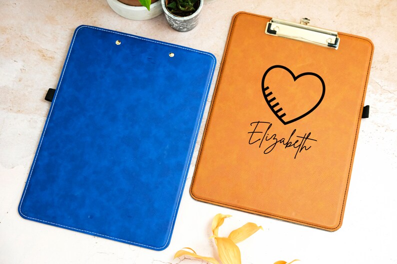 Personalized Name Engraved Clipboard, Leather Nurse Clipboard, Meeting ...