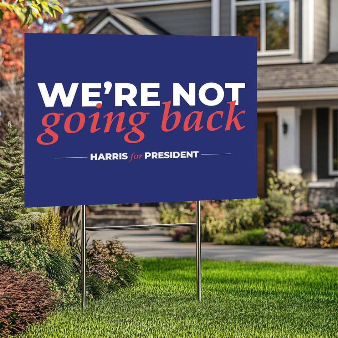Democrat Yard Sign, Political Yard Sign, Harris Walz Sign, Madam ...