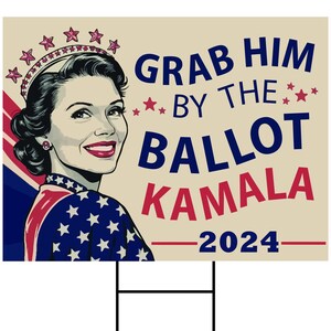 Kamala Harris Support Signs, 2024 Garden Signs, Two-sided Yard Signs ...