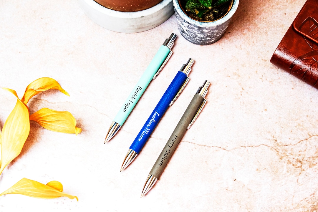 Personalized Leather Pen, Customized Pen, Engraved Pen, Teacher Gifts ...