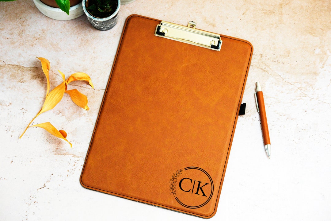 Personalized Leather Clipboard, Customized Engraved Clipboard, Nurse ...