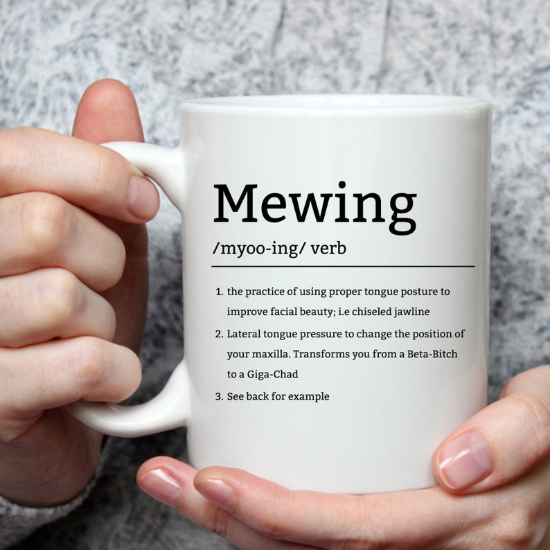 Mewing Definition Mug 11oz, Trump Meme Mug, Gift for Boyfriend, Gift ...