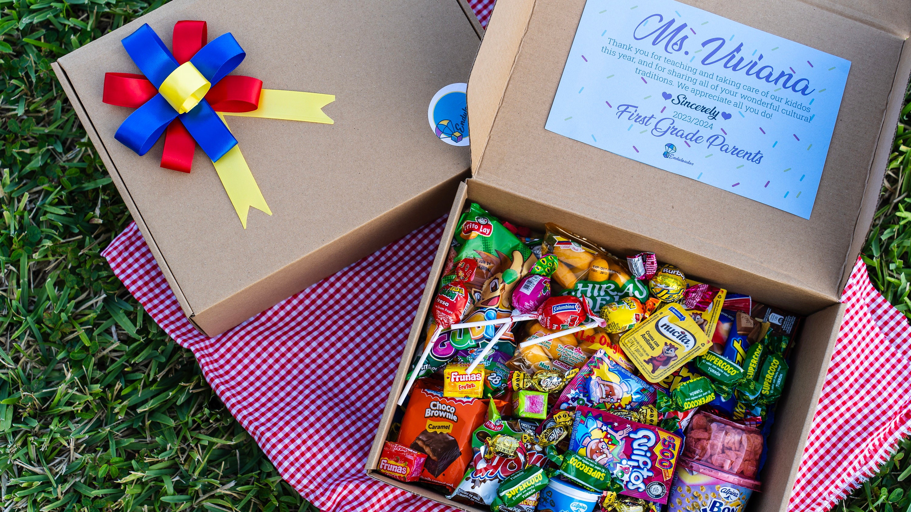 Colombia Candies Gift Box 40pcs, Colombian Day Gift, Colombia Snacks ...