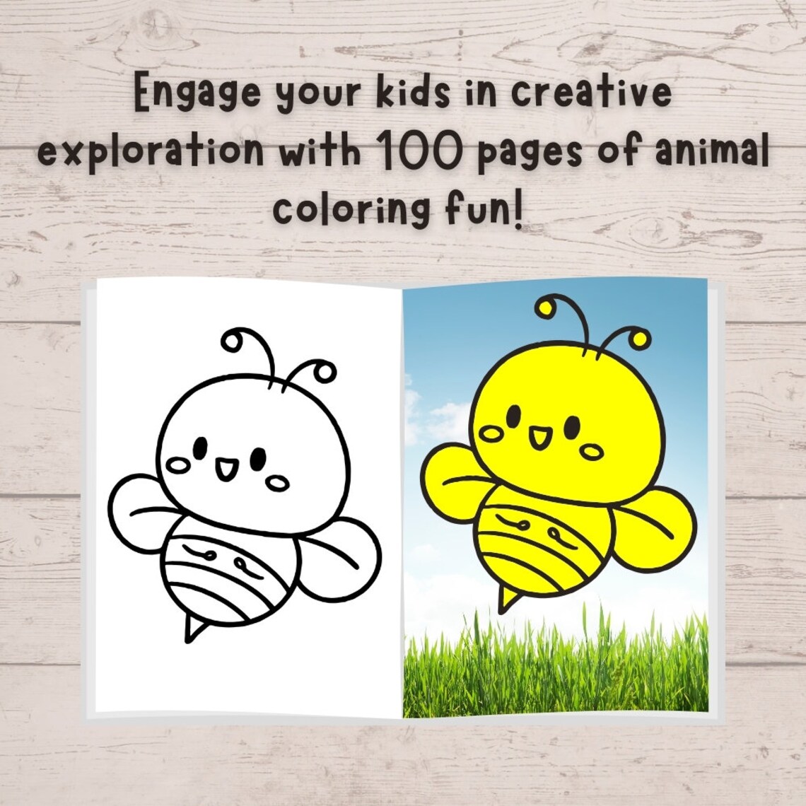 100 Animals Coloring Pages for Kids and Toddlers Animals Coloring Book ...