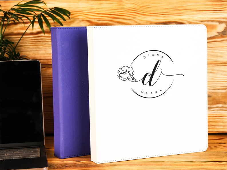 Personalized Binder, Engraved Binder, Leather Binder, 3-ring Binder ...
