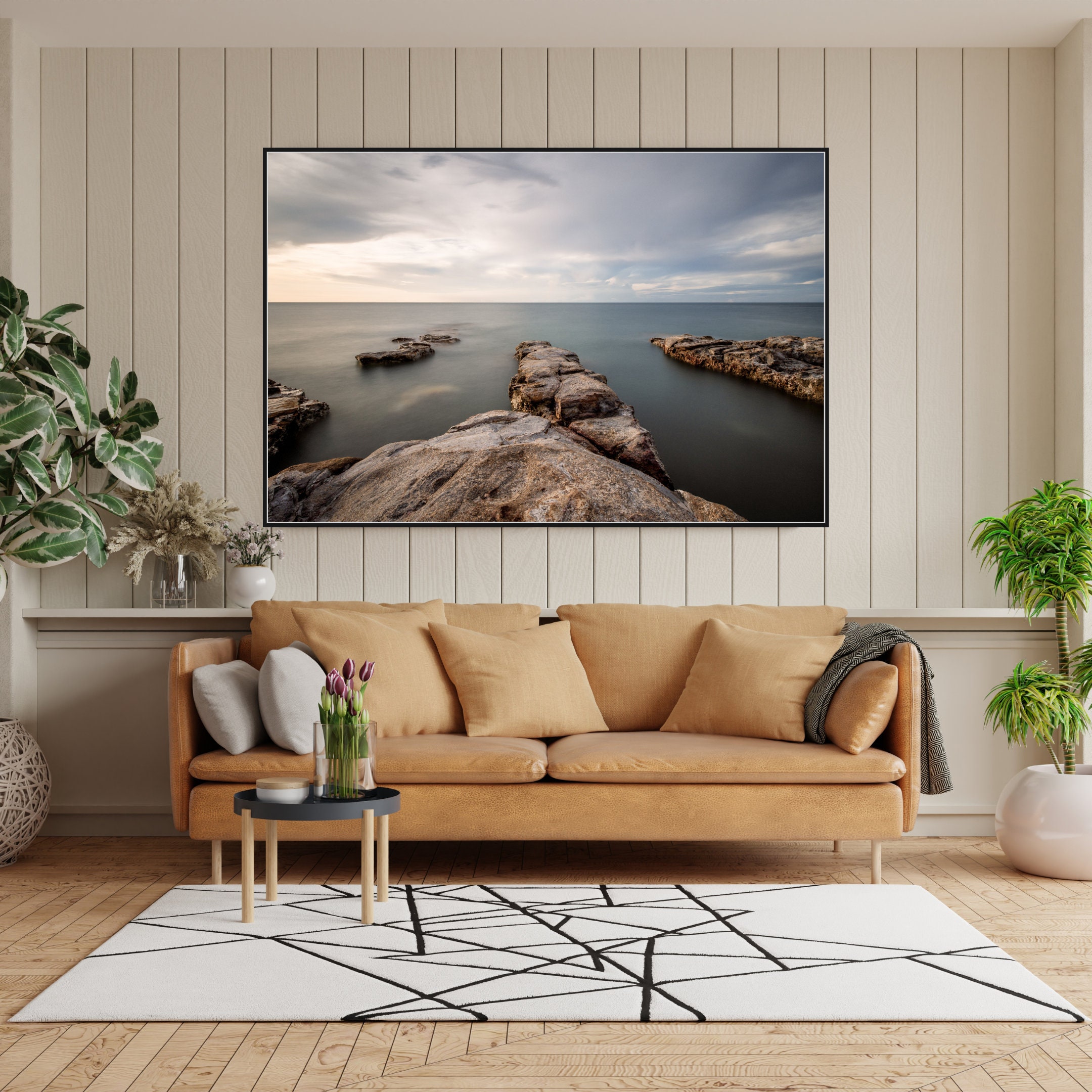 Ocean Cliff Fingers Digital Download - Ethereal Seascape Long Exposure ...