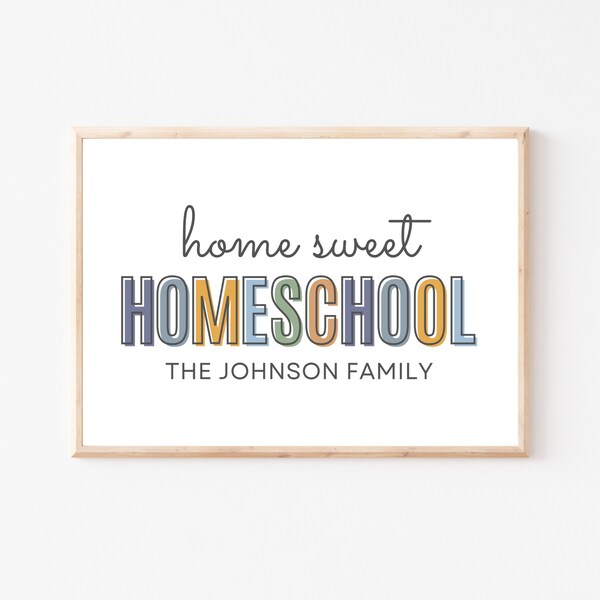 Homeschool Wall Art - Etsy