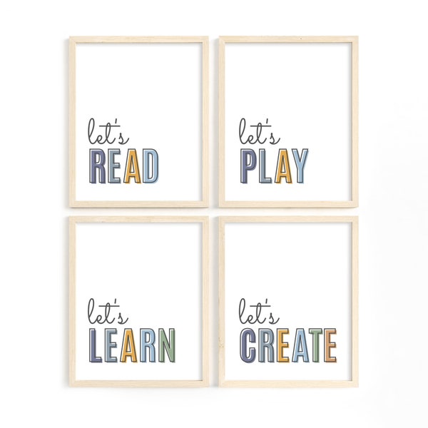 Lets Read Sign - Etsy