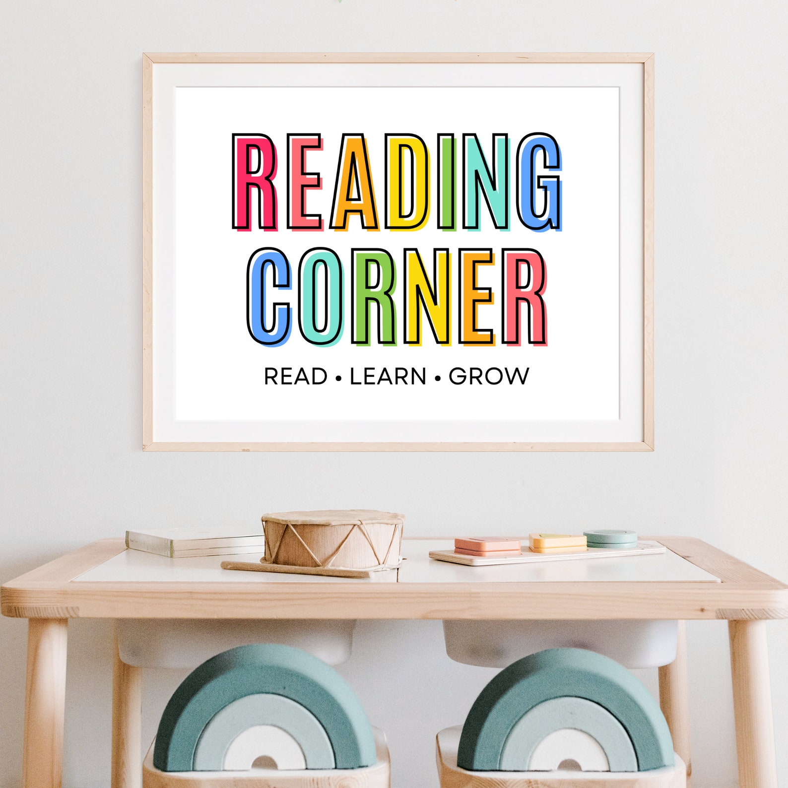 Reading Corner Sign, Reading Corner Wall Art, Reading Corner Decor ...