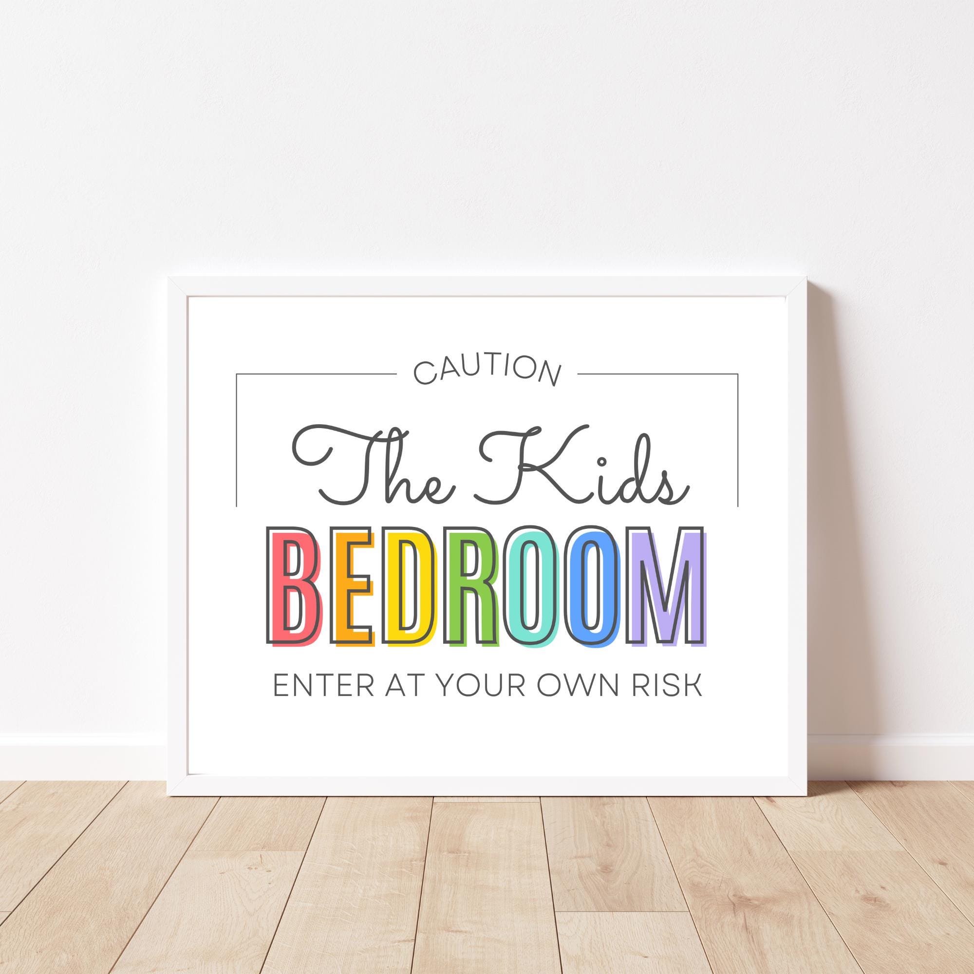 Kids Bedroom Door Sign, Printable Door Sign for Kids, Kids Bedroom Sign ...