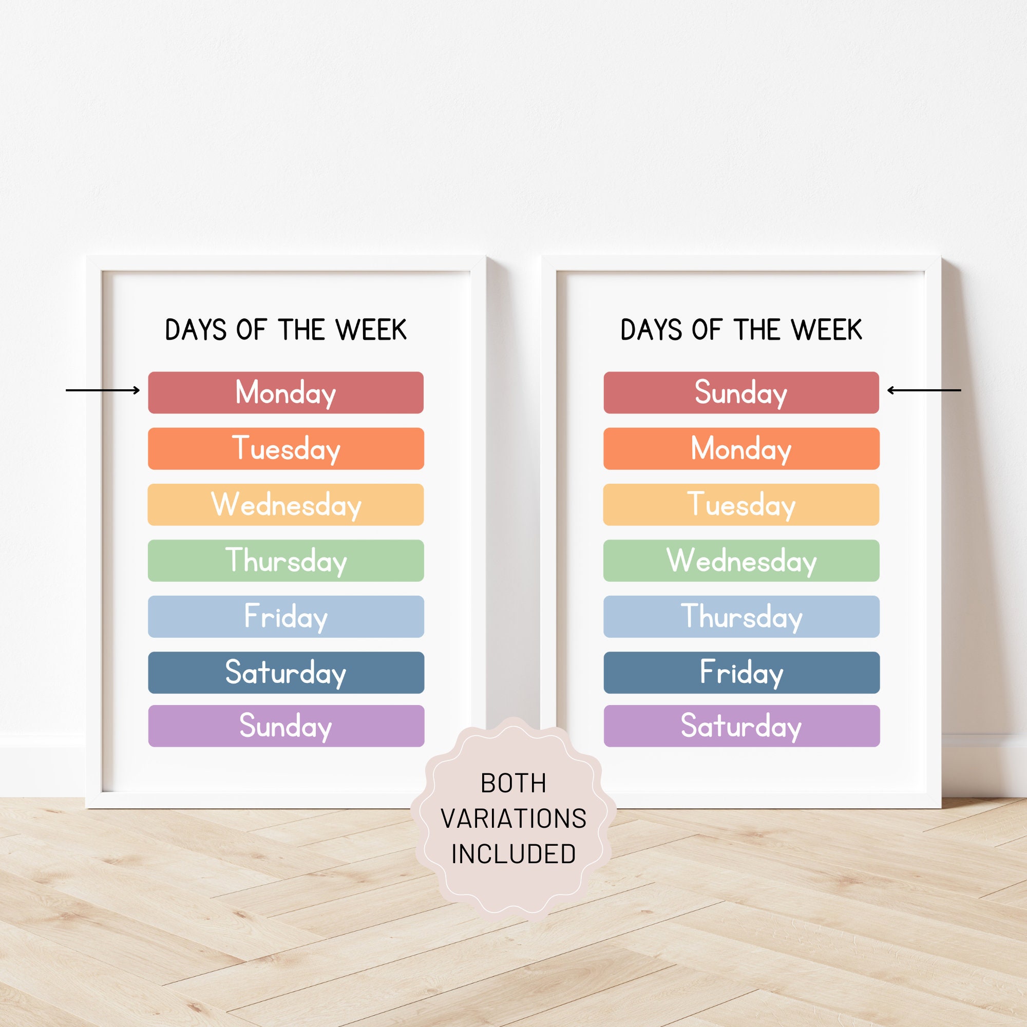 Days of the Week Poster, Months of the Year Poster, Classroom Posters ...