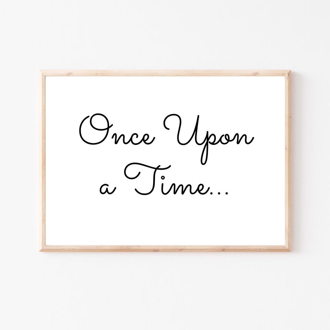 Once Upon A Time, Reading Corner Sign, Reading Nook Art, Lets Read Sign ...