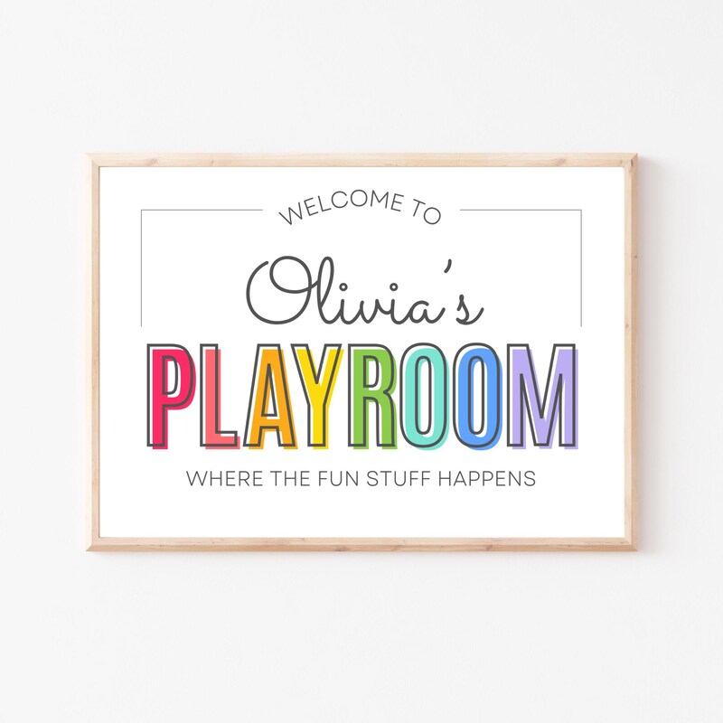 Playroom Signs - Etsy