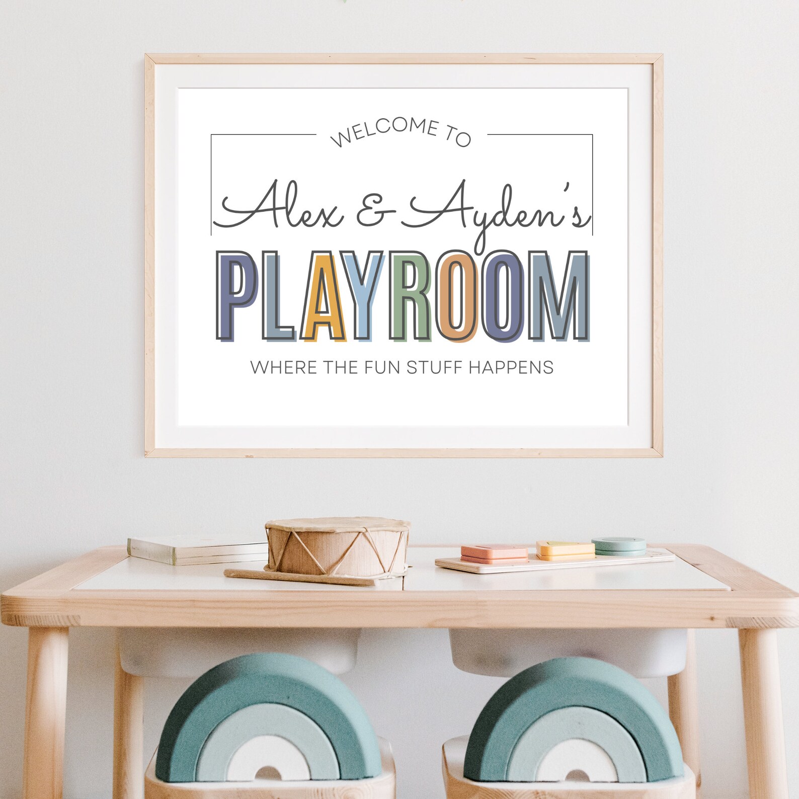 Personalized Playroom Sign, Custom Playroom Sign, Personalized Prints ...
