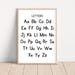 Set of 2 Educational Posters, Alphabet Poster, Letters Poster, Numbers ...