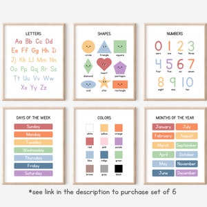 Days of the Week Poster, Months of the Year Poster, Classroom Posters ...