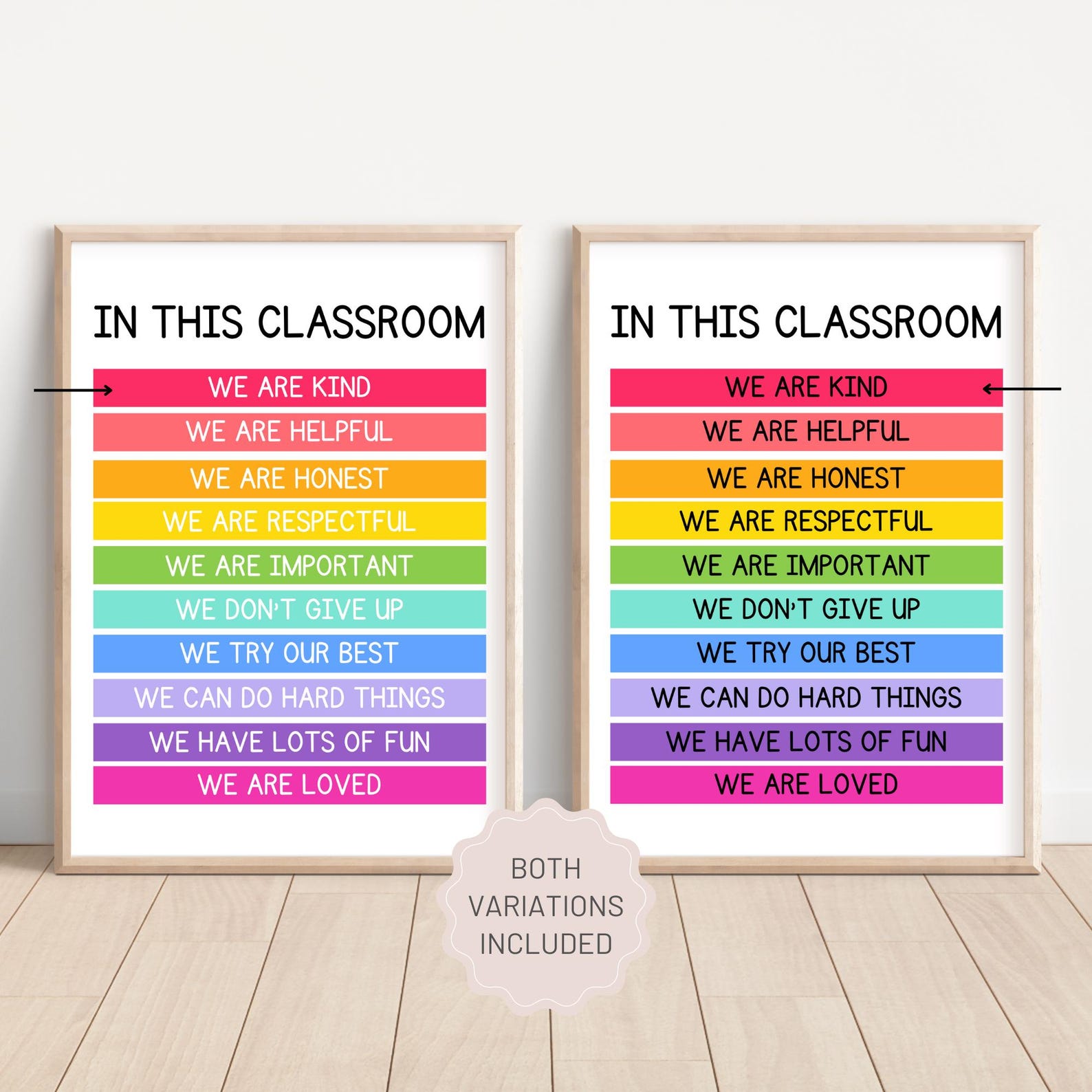 In This Classroom Poster, Classroom Rules, We Are Kind, Teacher Print ...