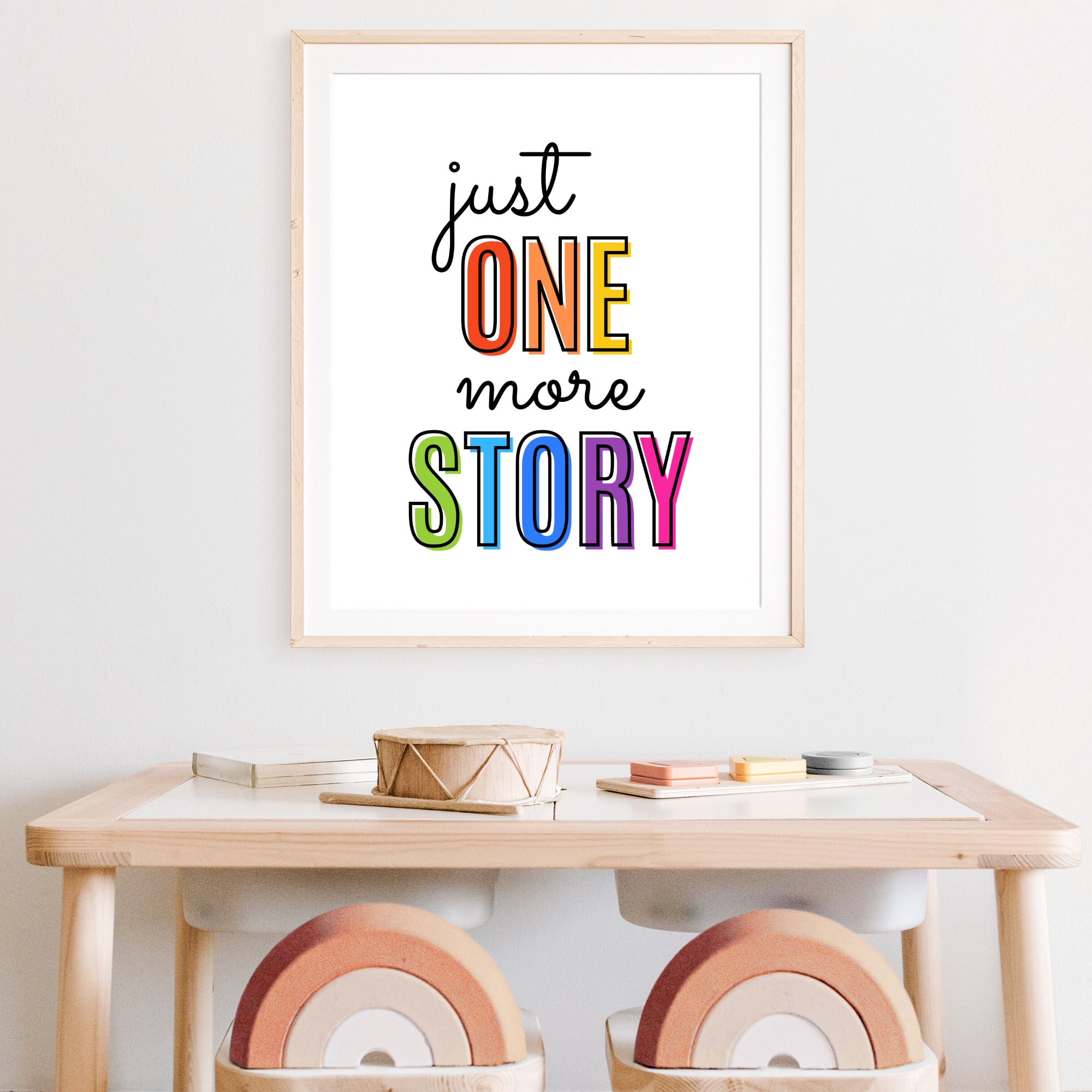 Just One More Story, Reading Corner Posters, Reading Nook Art, Lets ...
