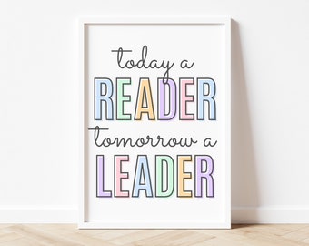 Reading Printable Poster, Classroom Reading Nook, Classroom Reading ...