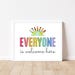 Everyone is Welcome Here, Classroom Poster, Inclusion Poster, Diversity ...