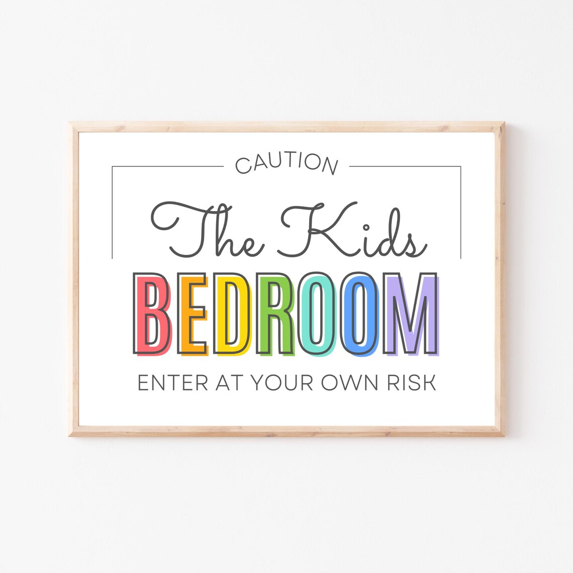 Kids Bedroom Door Sign, Printable Door Sign for Kids, Kids Bedroom Sign ...
