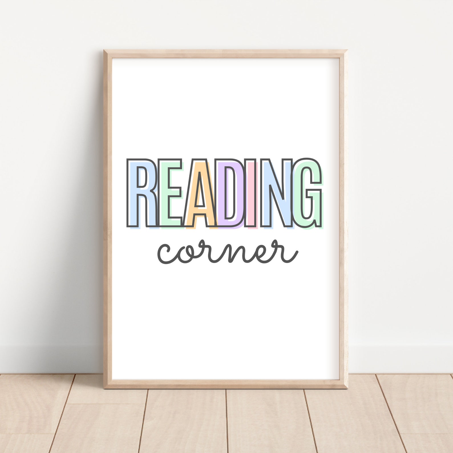 Reading Corner Sign, Reading Corner Wall Art, Reading Corner Decor ...