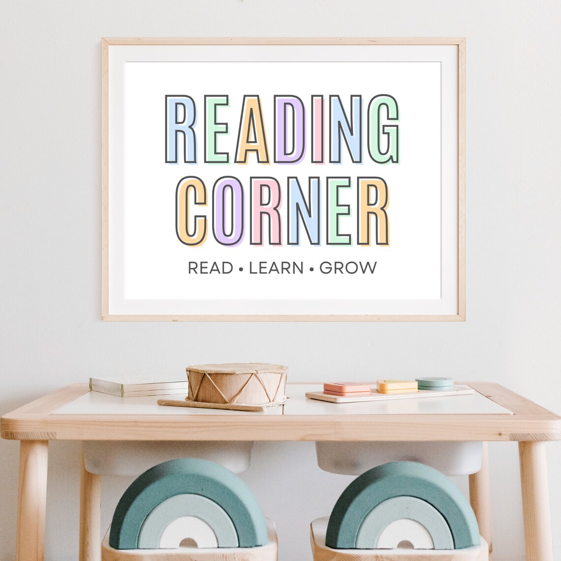 Reading Corner Sign, Reading Corner Wall Art, Reading Corner Decor ...