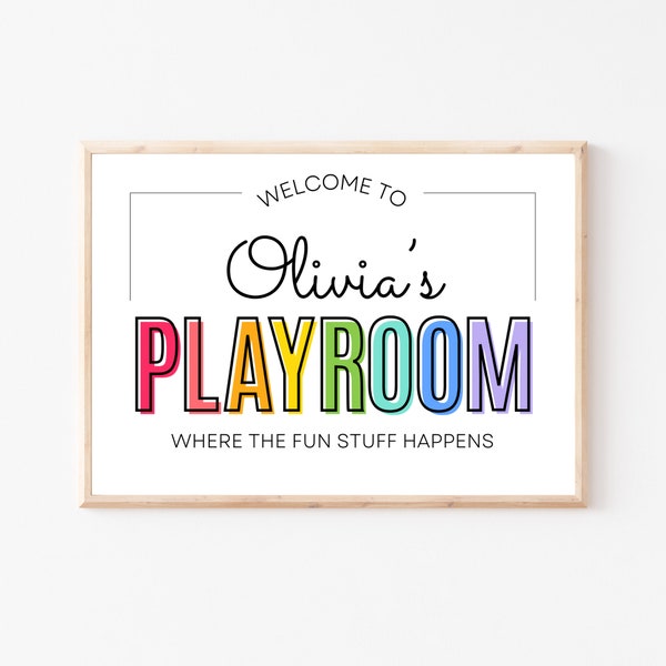 Playroom Sign - Etsy