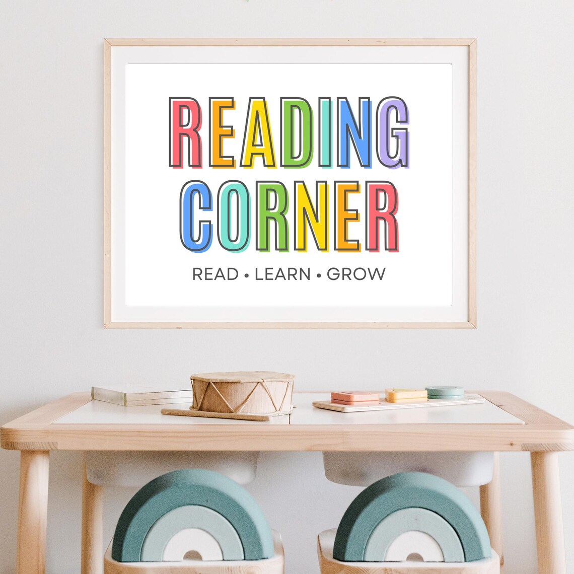 Reading Corner Sign, Reading Corner Wall Art, Reading Corner Decor ...