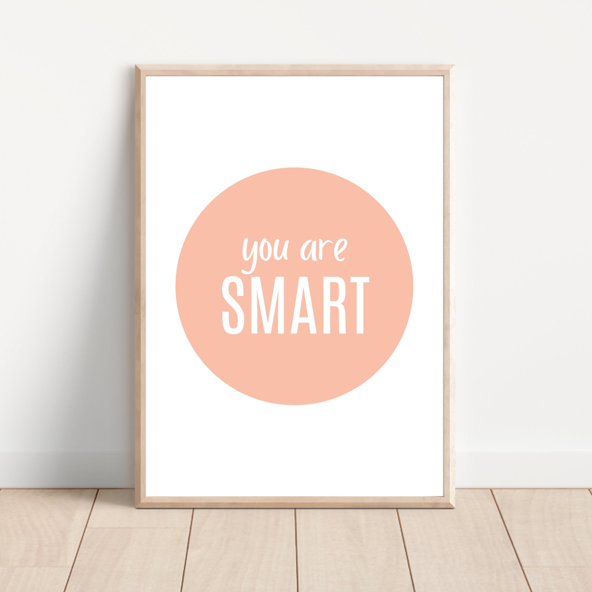 Affirmation Poster Set of 6, Pastel Affirmations Wall Art Printable ...